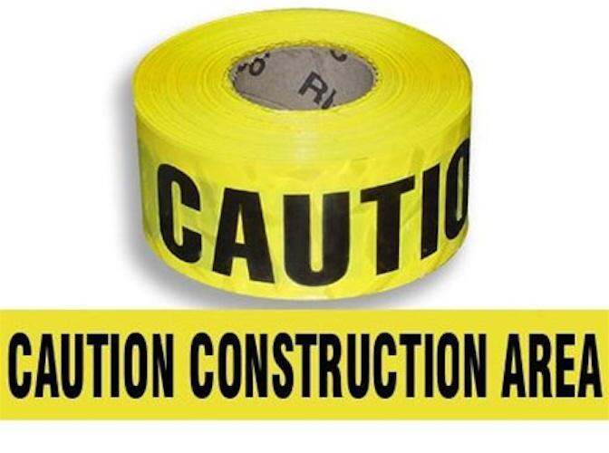 3 X 1000 FT. Hi-Viz Caution Construction Area Barricade Tape Strong ...