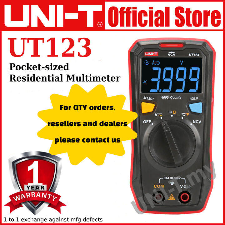 UNI-T UT123 Pocket Size Digital Multimeter | Lazada