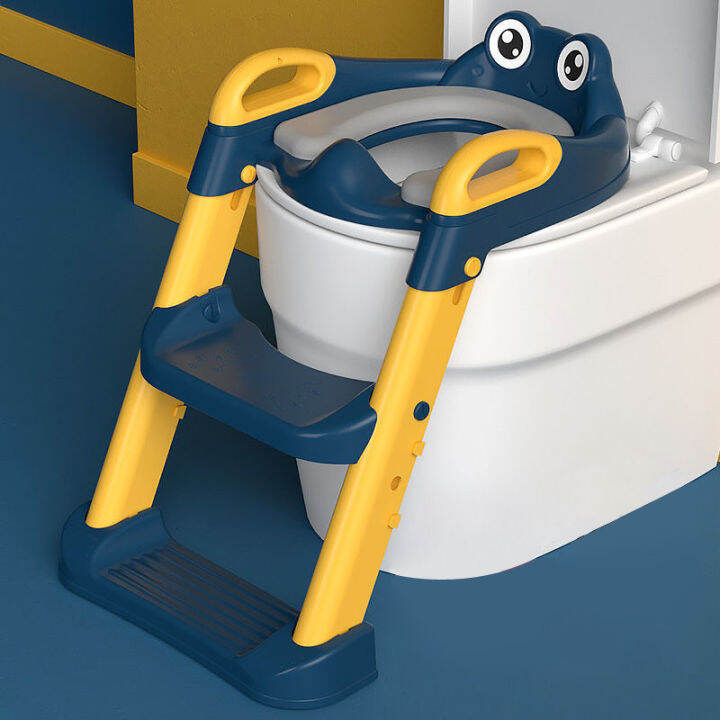 (MENGHONG)หม้อเด็กแบบพับได้,กระโถนเด็กพร้อมเก้าอี้บันไดแบบพกพาสำหรับฝึกใช้ในห้องน้ำ | Lazada.co.th