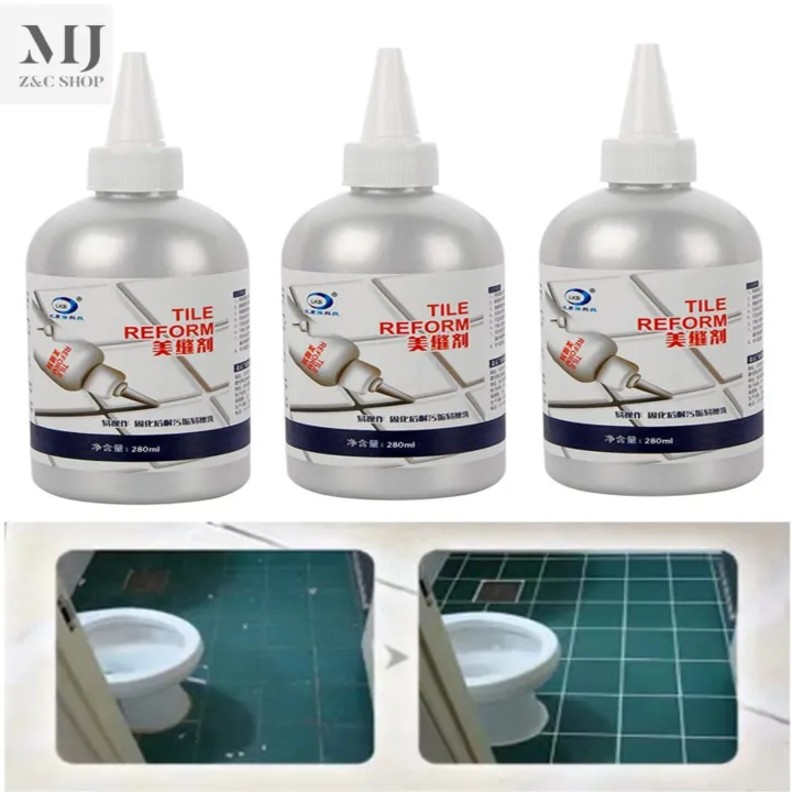 ( SET OF 3 ) 150ML / 280ML TILE REFORM GAP BEAUTY GROUT EPOXY SEALANT ...