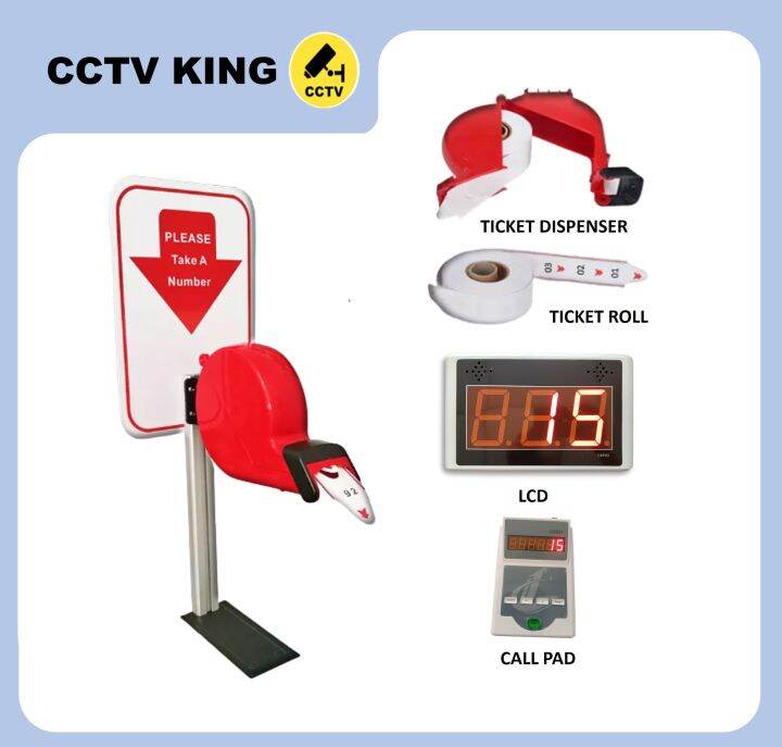 Number ticket dispenser, Queuing Ticket Dispenser, Manual Ticket ...