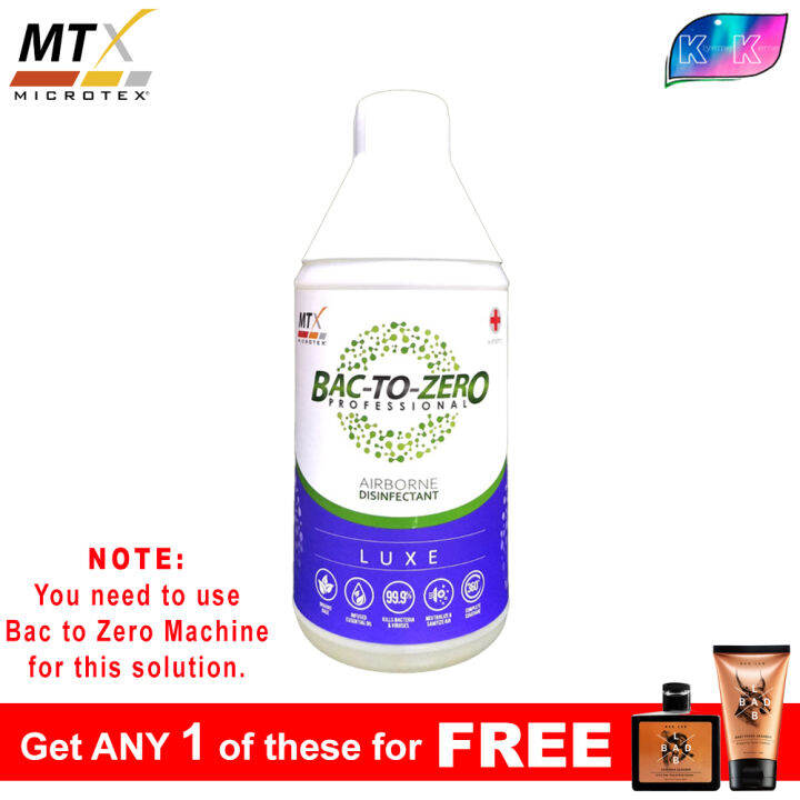 Microtex Bac To Zero Luxe 1000ml - Mist & Fog Anti-Bac (Solution ...