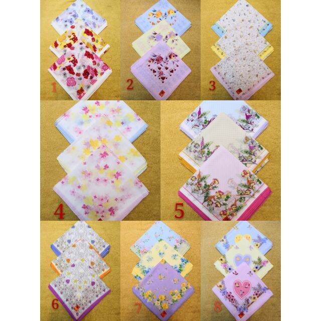 Handkerchief(12pcs) cotton qualityramdomdesign | Lazada PH