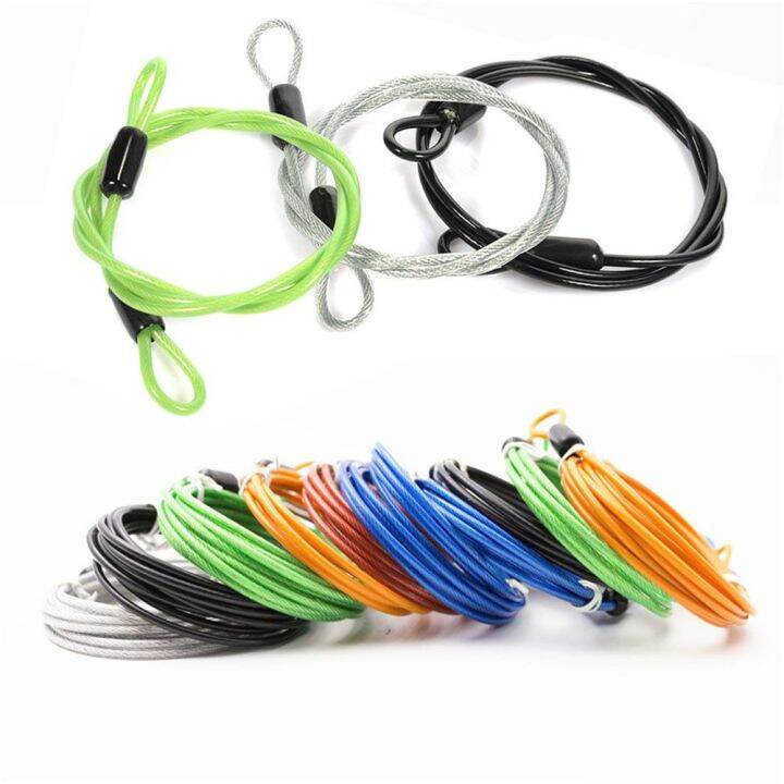FENGIA for MTB 2m Cable Lock Bicycle Security Loop Motorcycle Helmet ...