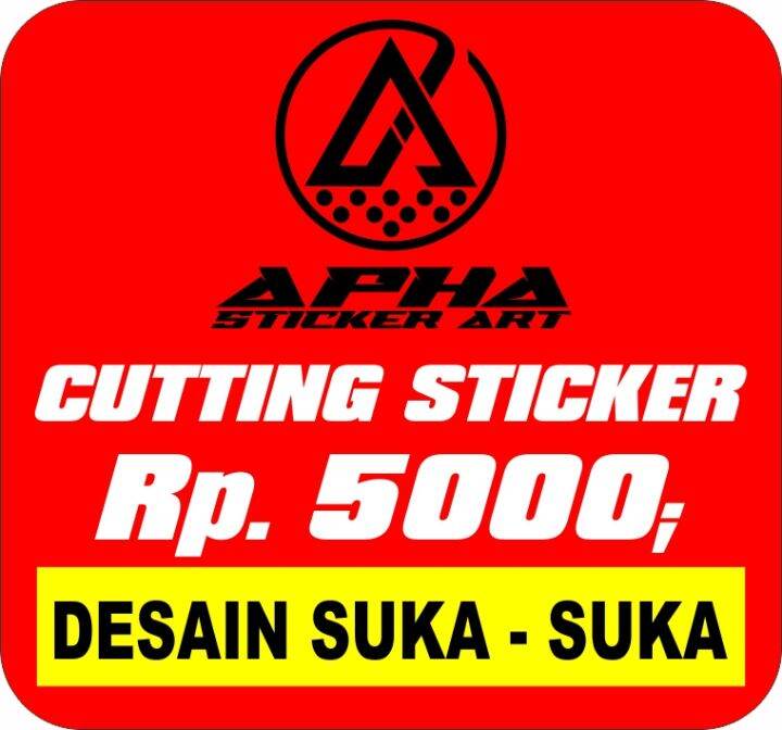 CUTTING STICKER REQUEST CUSTOM KATA KATA GAMBAR | Lazada Indonesia