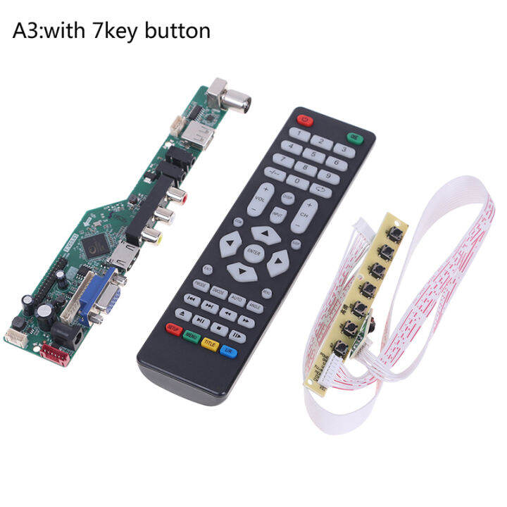 Ministar T.V53.03 Universal LCD TV Controller Driver Board V53 analog ...