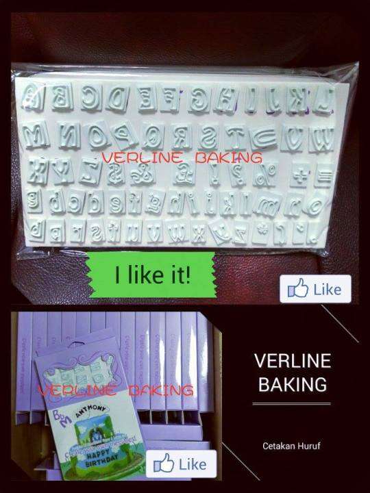 CETAKAN HURUF FONDANT KUE ALPABETH CETAKAN HURUF 64 | Lazada Indonesia