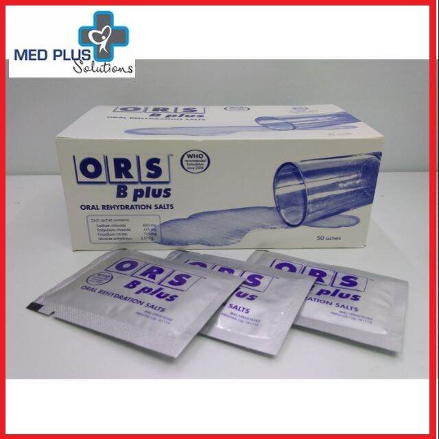 ORS Plus Oral Rehydration Salts 50 sachets Original (Exp:9/2025) | Lazada