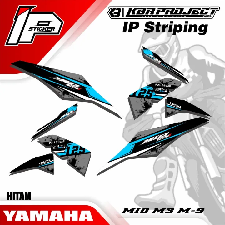 STRIPING MIO M3 - Sticker Striping Variasi List Honda MIO M3 M-9 desain ...