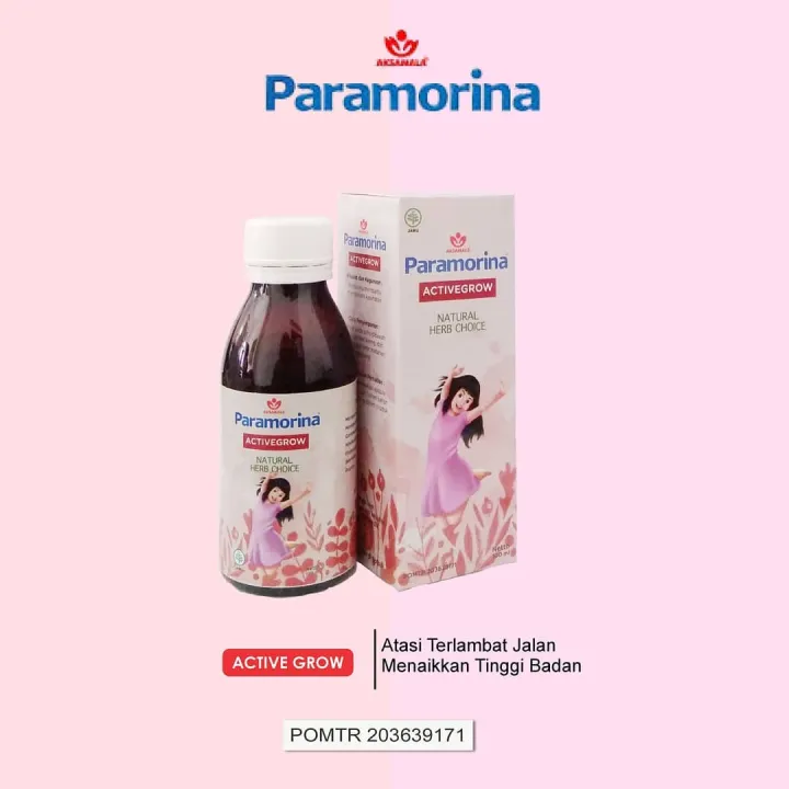 PARAMORINA ACTIVE GROW | Multivitamin Tumbuh Kembang Anak | Madu Herbal ...
