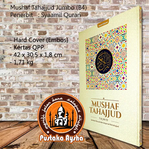 Mushaf Tajwid Tahajjud Jumbo A3 - Syaamil - Pustaka Aysha | Lazada ...