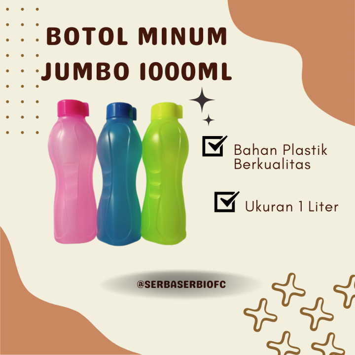 Botol Minum Jumbo 1 Liter | Lazada Indonesia