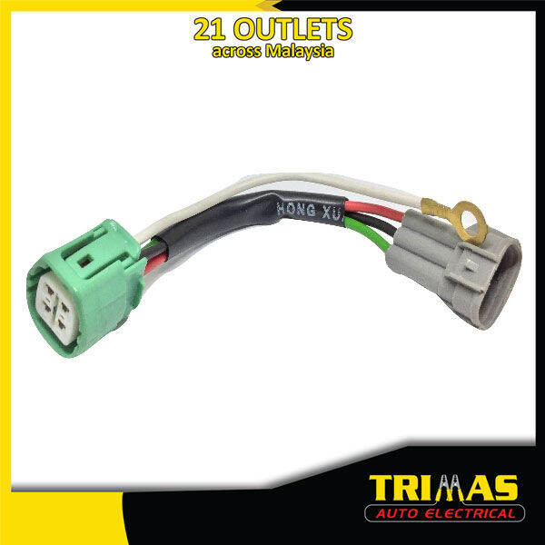 Nippon Denso Alternator 3Pin to 4Pin Adaptor Male Female Socket ...