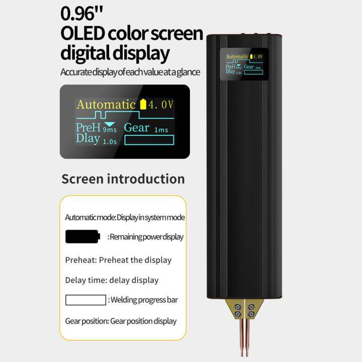 Moon ONAIR Handheld Spot Welder with LCD Display Screen Multifunction ...