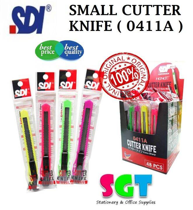 SDI Cutter Knife ( Small ) 0411A - 1 Piece | Lazada