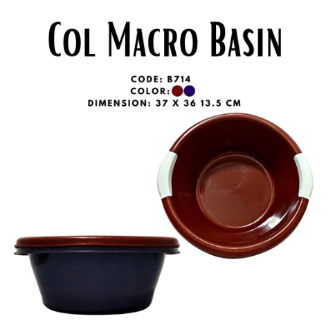 Colored Macro Basin / Laundry Basin / Kitchen and Cleaning Tools/ Basin ...
