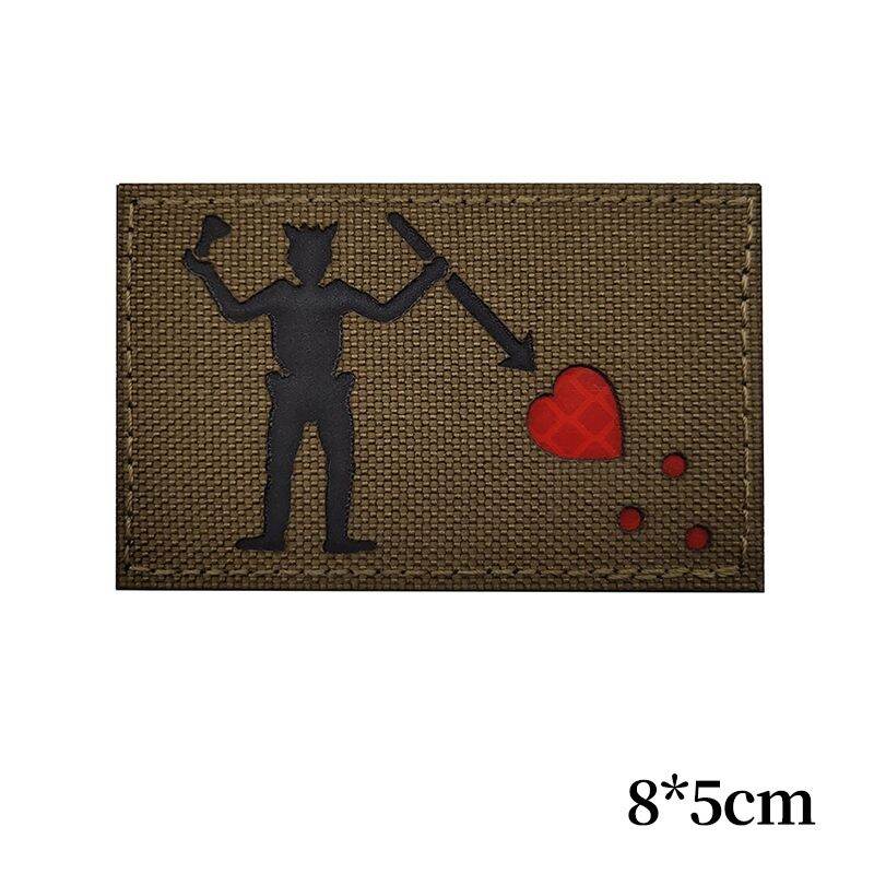 Us Team FlUs Team Flag Black Beard Blackbeard Pirate Flag Patch Edward ...