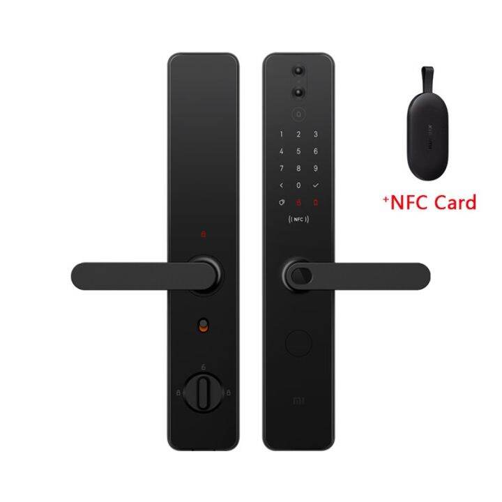 Xiaomi Mijia Smart Door Lock Pro Fingerprint Password NFC Unlock 1080P ...