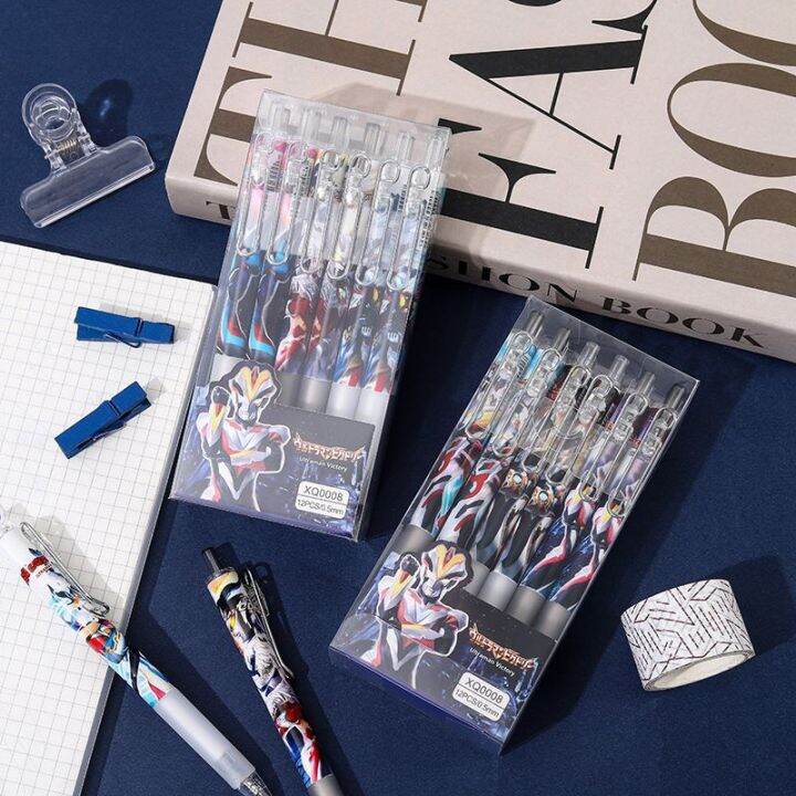 🇲🇾 READY STOCK 现货 Ultraman pen 创意 卡通 曼金属挂钩 按动笔 偶像 超人按压 中性笔 签字笔 | Lazada