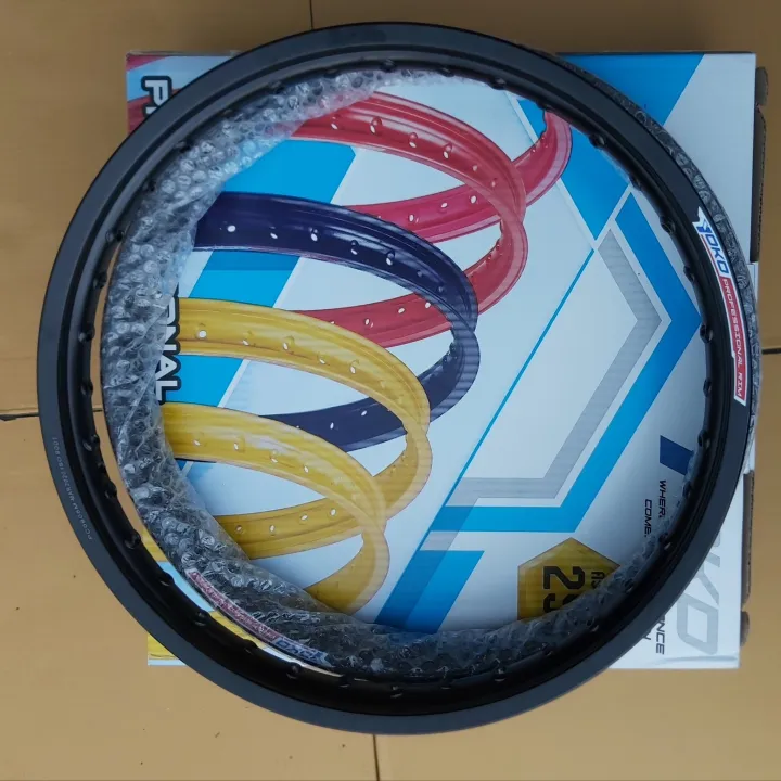 ล้อสี โยโก สีดำ 1.4x17 1คู่ YOKO ล้อสี ล้อโล RIM ขอบ ขอบล้อ | Lazada.co.th