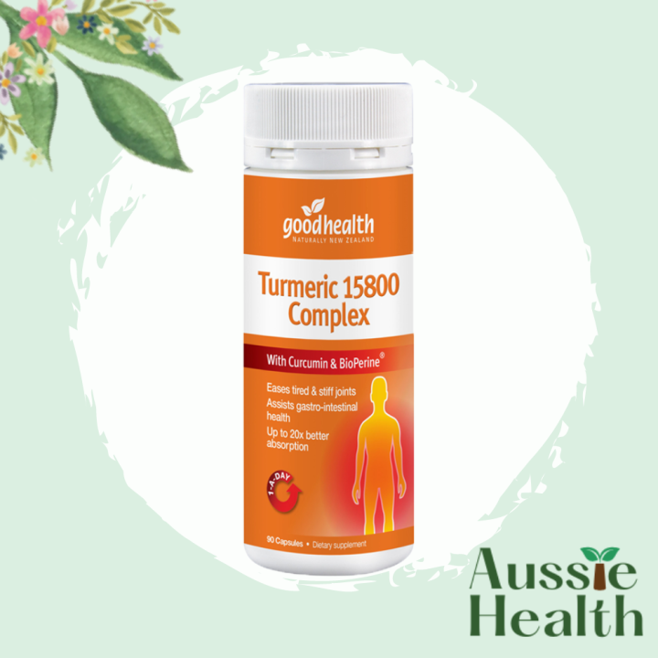 Good Health Turmeric Curcumin Complex with Boswellia, Ginger ...