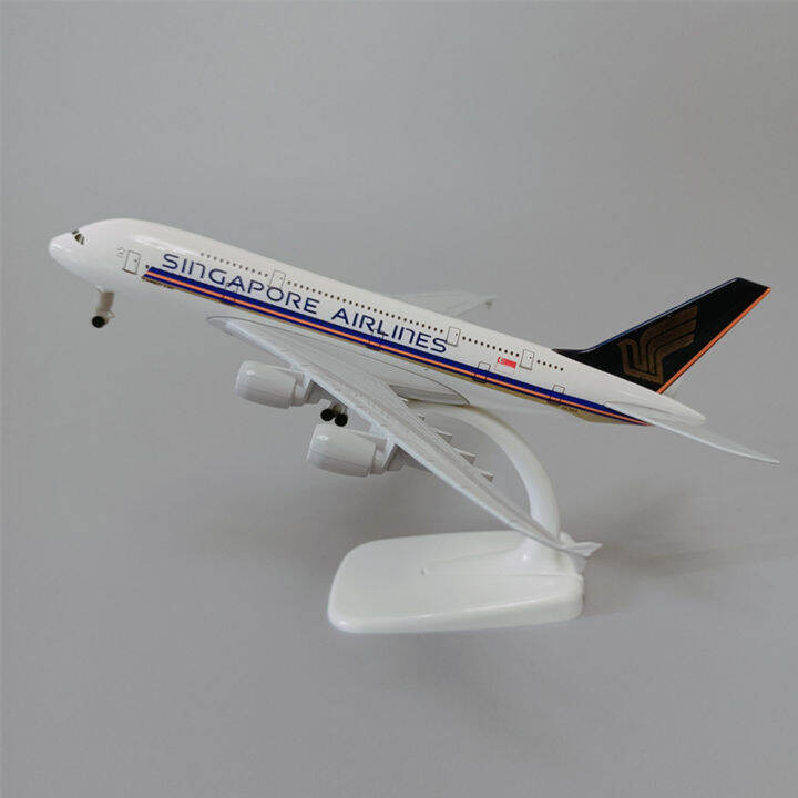 Singapore Airlines Airbus A380 20cm High Quality Diecast Model On Stand ...