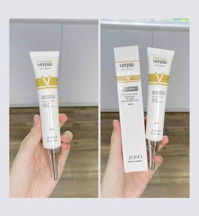 KEM DƯỠNG MẮT JUNO VERPIA EYE CREAM COLLAGEN WRINKLE CARE 40ML - SẢN ...