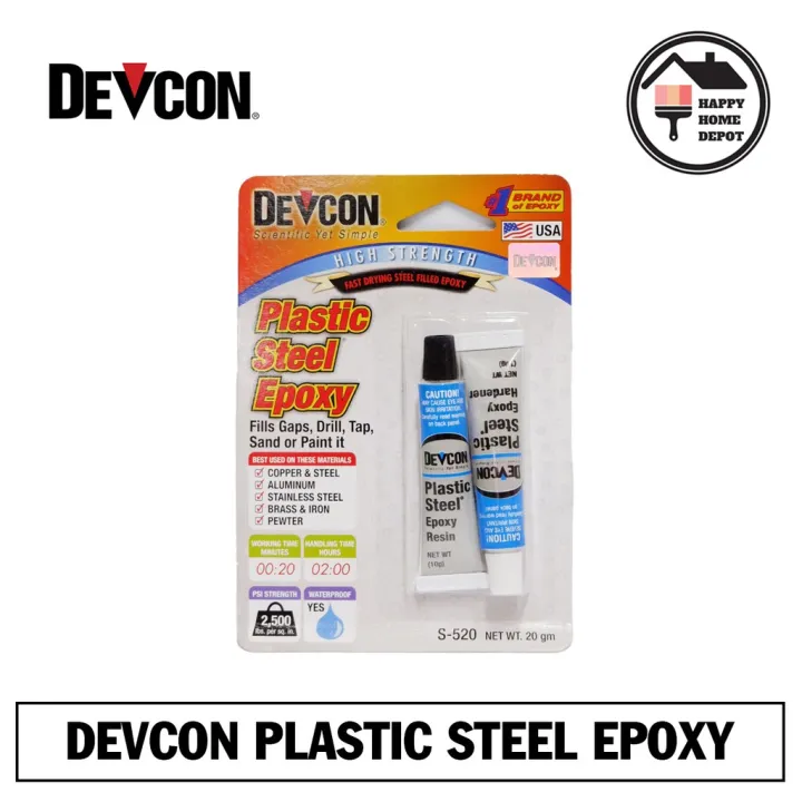 DEVCON PLASTIC STEEL EPOXY 20g★ | Lazada PH