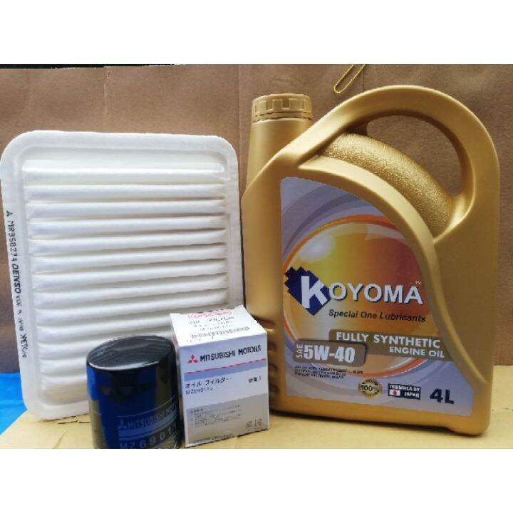 MITSUBISHI ASX, GRANDIS NA4W, OUTLANDER AIR FILTER + OIL FILTER ...