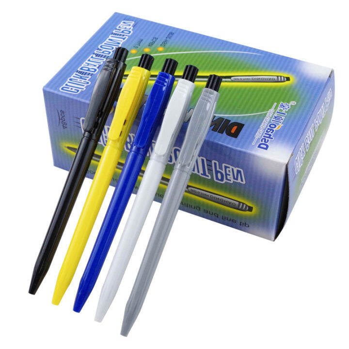 EVD 1Box/48Pcs Click Pen Ballpen Cheap Normal Quality 0.7mm | Lazada PH