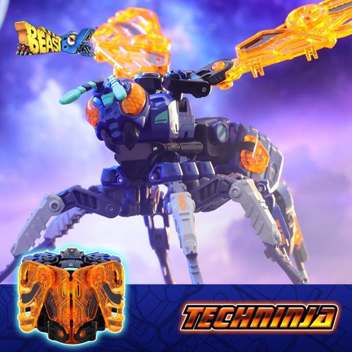 [In Stock]52TOYS BeastBox Transformation Wasps Black Bees Techninja BB-38TN Insects Action ...