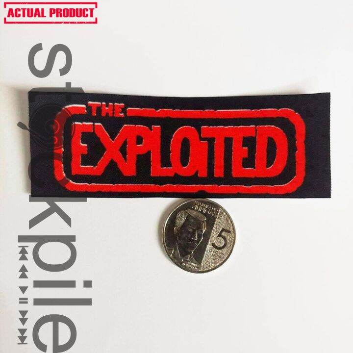 EXPLOITED ROCK N ROLL BAND IRON ON PATCHES | Lazada PH