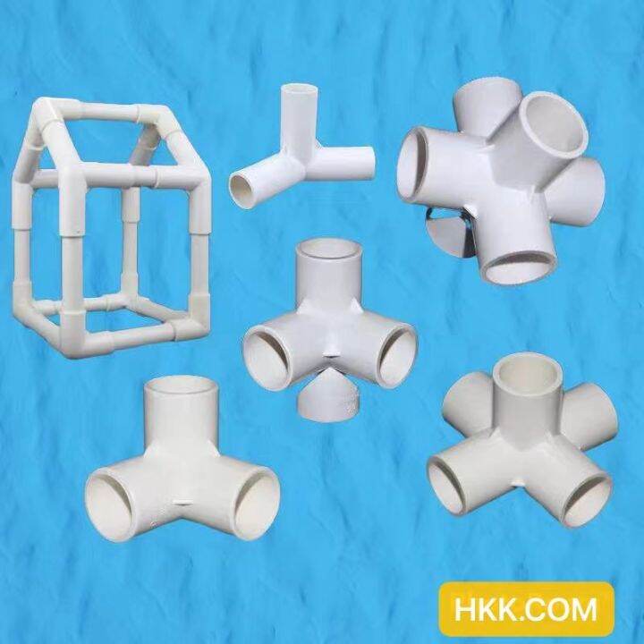 PVC White Fittings 1/2" 3/4'' 1'' BALL VALVE'' 3 WAY'' 4 WAY'' 5 WAY'' 6 WAY'' UNION PATENTE ...