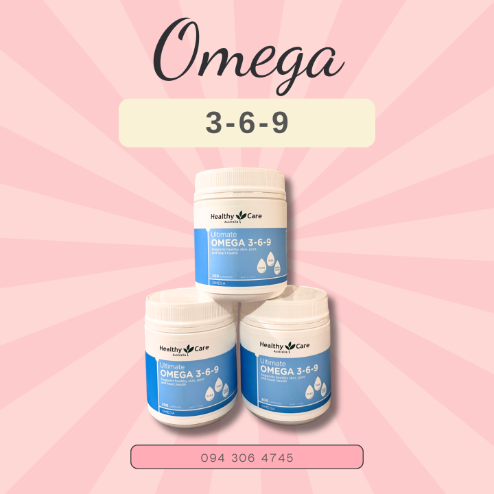 Viên uống Omega Healthy Care Ultimate Omega 3-6-9 200 viên | Lazada.vn