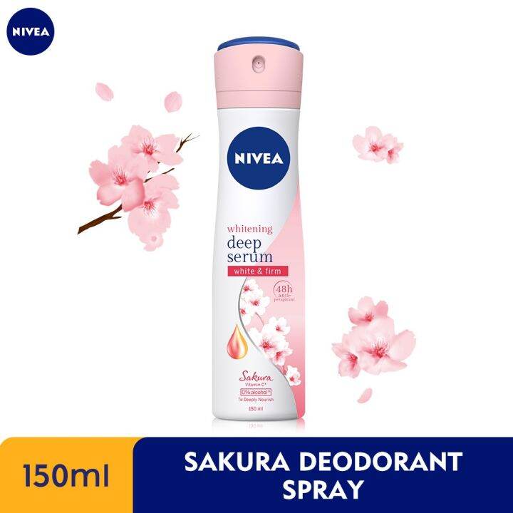 NIVEA Female Deodorant Spray - Sakura 150ml | Lazada