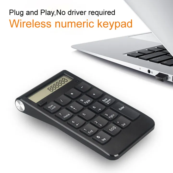 Numpad Keyboard Sensitive Rechargeable Dual Modes Display Screen 2.4G Wireless OEM USB 20 Keys ...