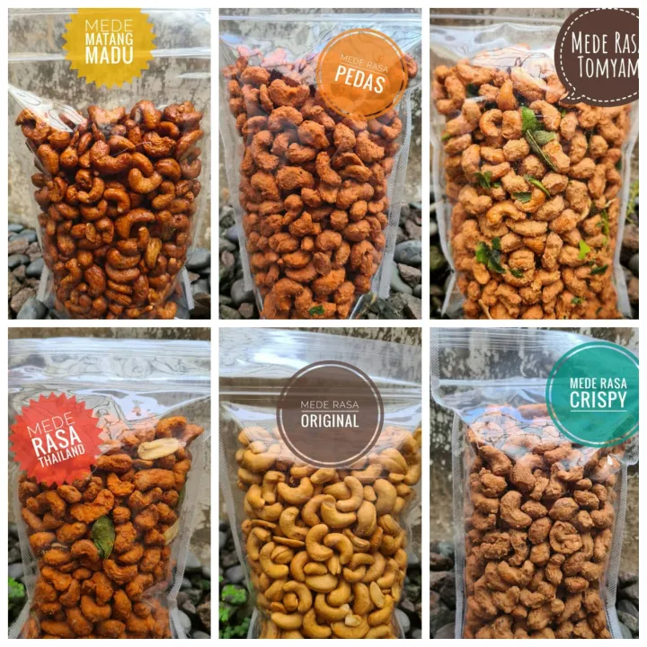 Kacang Mete Kacang Mede Rasa Madu Pedas Thailand tomyam Crispy krispi ...