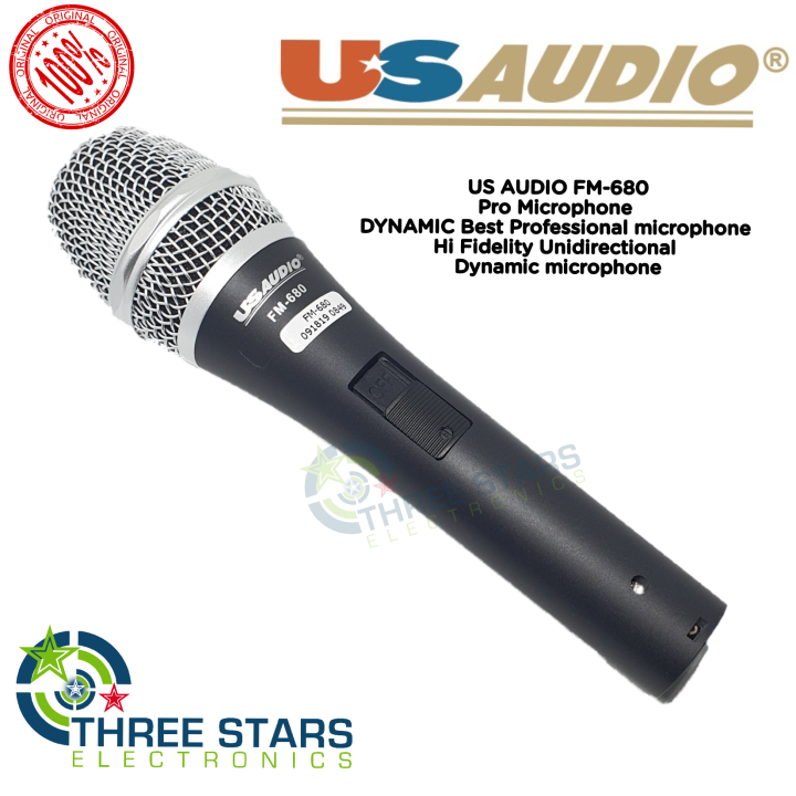 US Audio FM-680 Wired Professional Microphone | Lazada PH