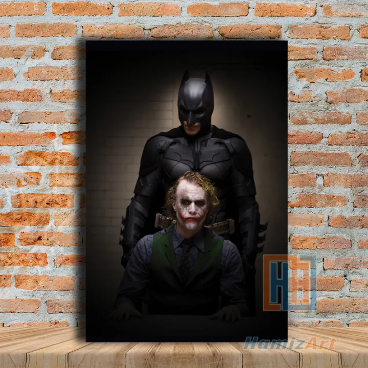 hiasan dinding gambar batman / stiker karakter batman / wallpaper ...
