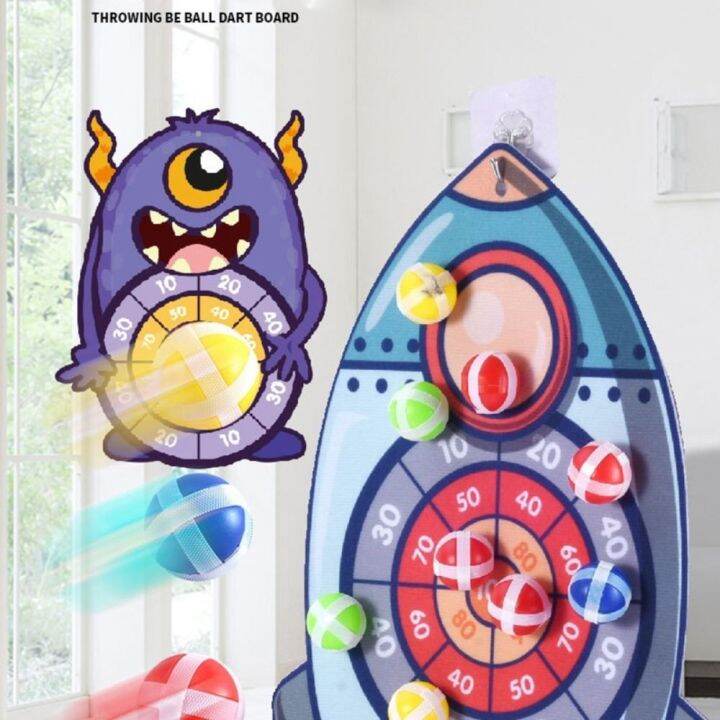 NGDUNKEN Parent-Child Boys Throwing Toys Educational Throw Ball Toy ...