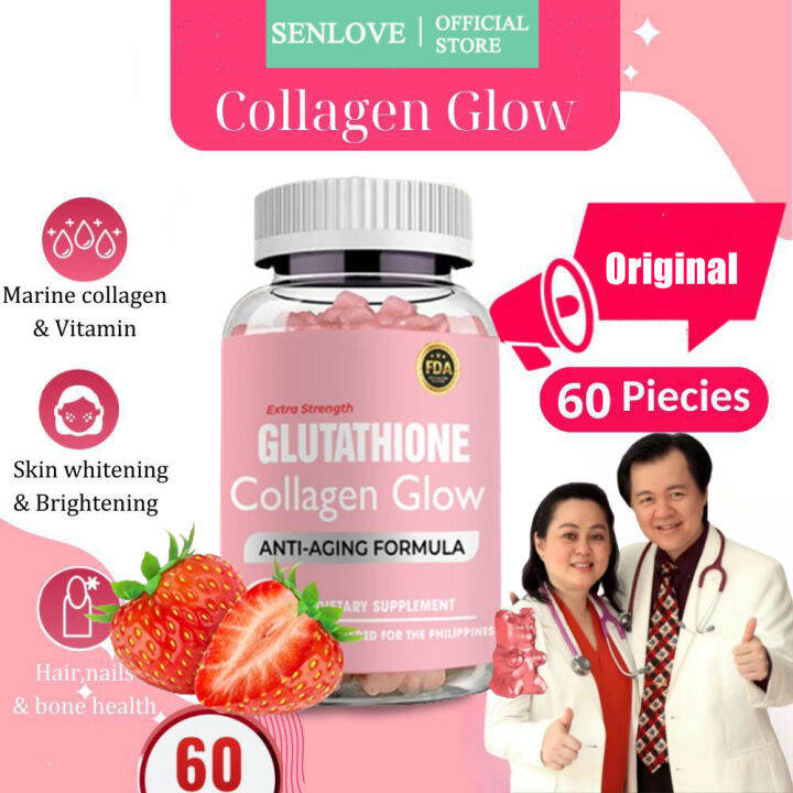 SENLOVE Glutathione collagen glow Anti-Aging Whitening Korea 100% Pure ...
