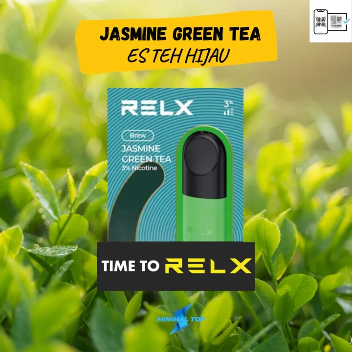 RASA TEH HIJAU JASMINE GREEN TEA FLAVOR RELX REFILL POD INFINITY ...