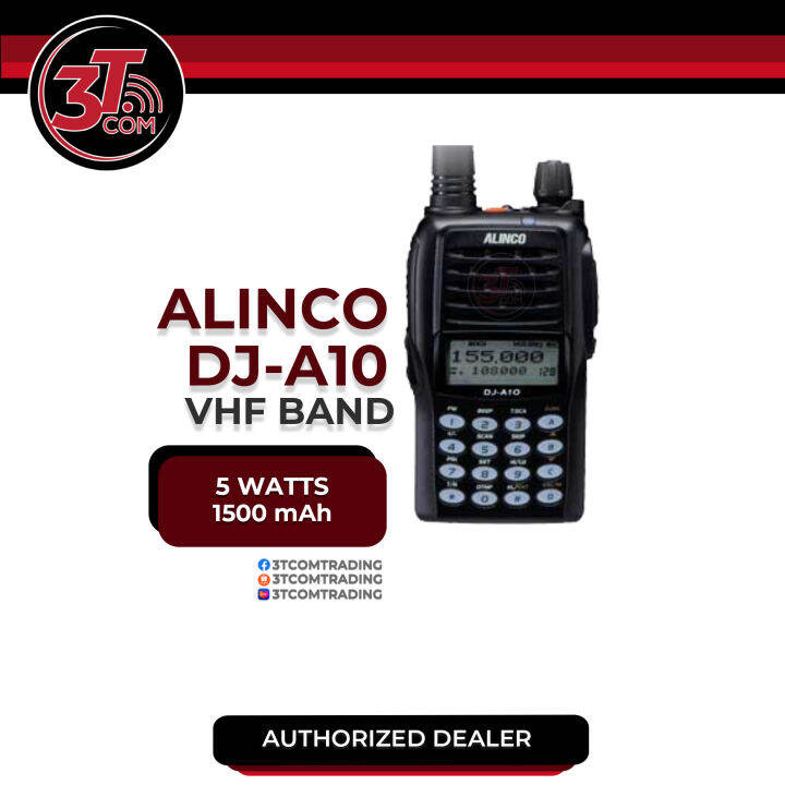 ALINCO DJ-A10 VHF PORTABLE RADIO | Lazada PH