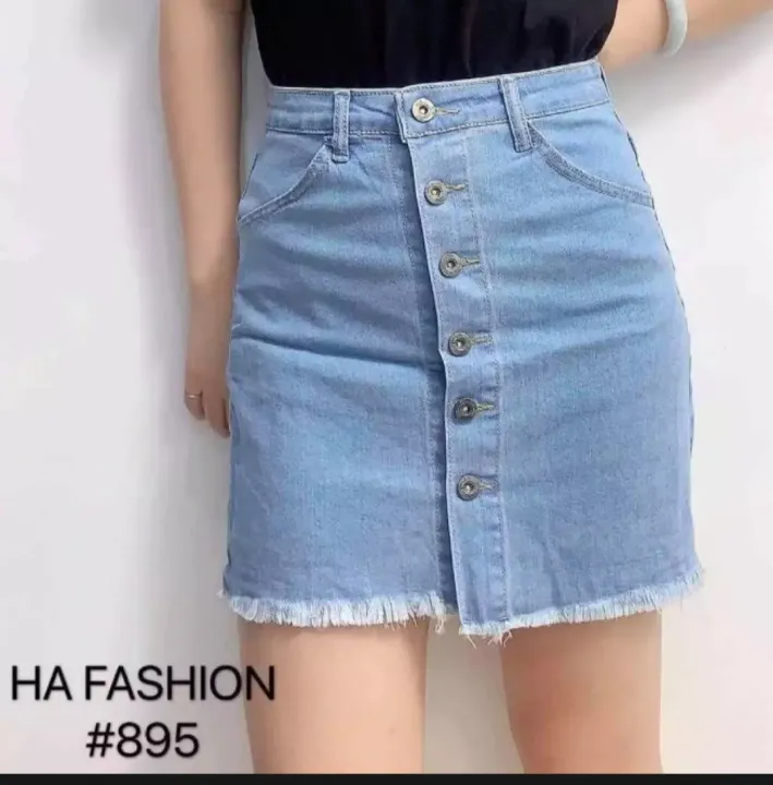 Mini Skirt Maong Palda | Lazada PH