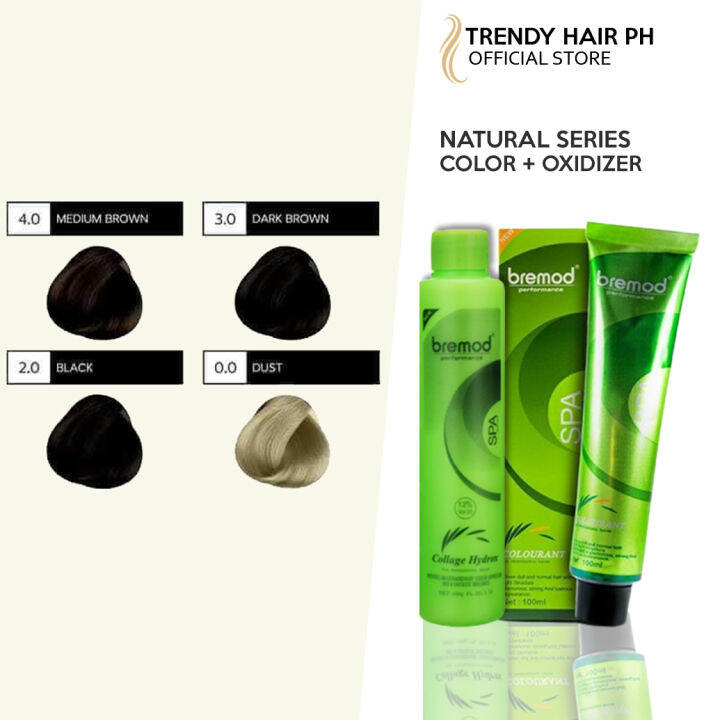 Original Bremod Hair Color NATURAL SERIESwith Oxidizer | Lazada PH