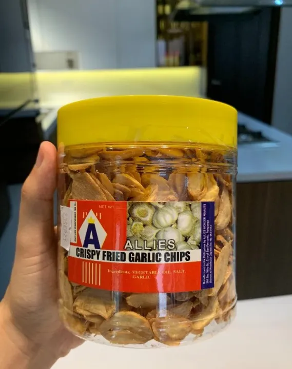 CRISPY FRIED GARLIC CHIPS / KETO SNACK/ HEALTHY SNACK/ HEALTHY FOOD ...