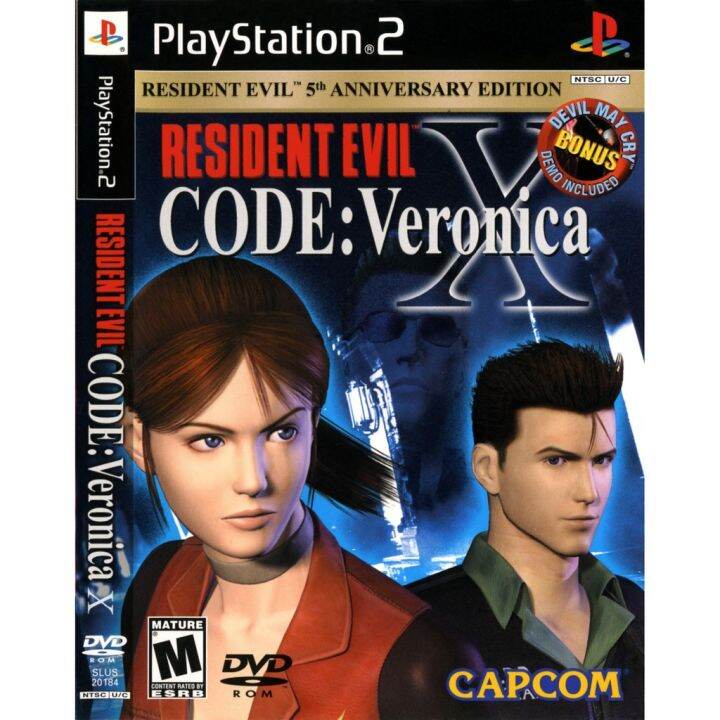 แผ่นเกมส์ Resident Evil Code Veronica X PS2 Playstation2 คุณภาพสูง ราคา ...