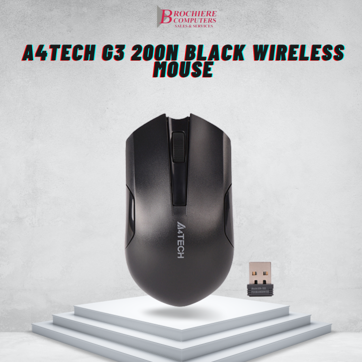 A4TECH G3 200N BLACK WIRELESS MOUSE | Lazada PH