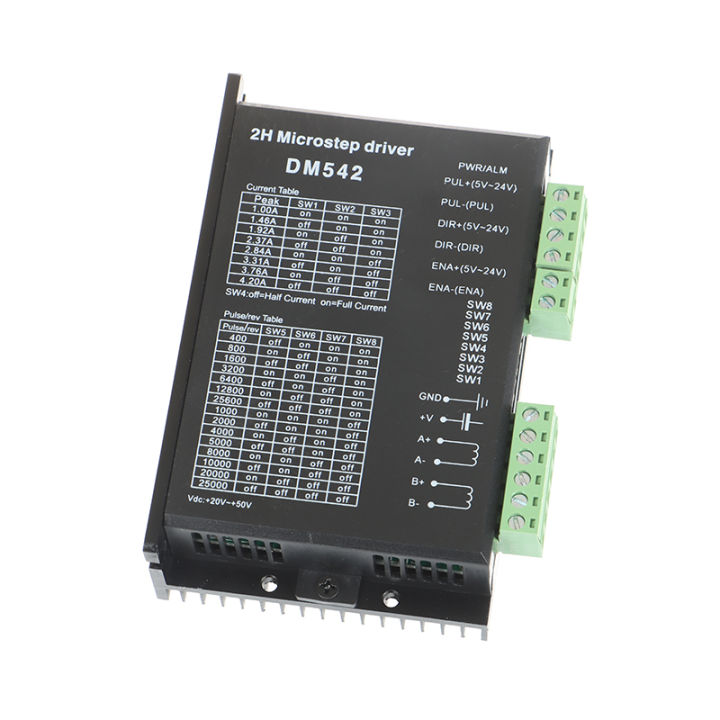 DM542 Stepper Motor Controller 2-phase Digital Stepper Motor Driver ...