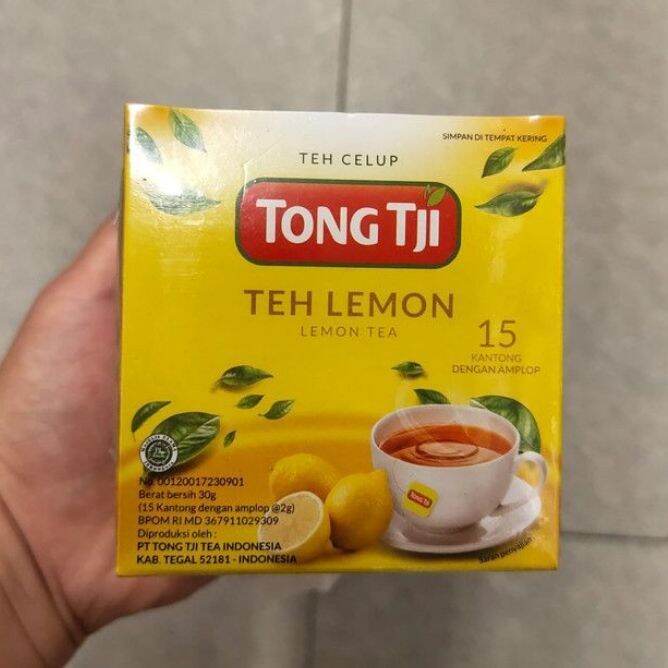 1 Box Teh Tong Tji Lemon Celup 15Pcs | Teh Lemon Tong Tji | Teh Celup Tong Tji | Teh Celup ...
